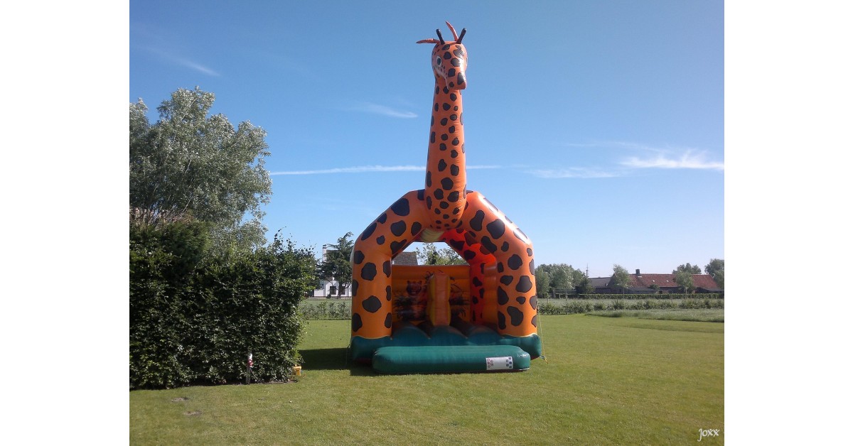 Raf, de Giraffe - Springkasteel | JOXX